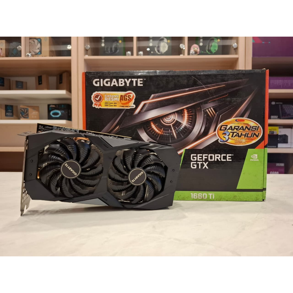 Jual Gigabyte GTX 1660 Ti OC 6GB GDDR6 | 2nd full box | Shopee Indonesia