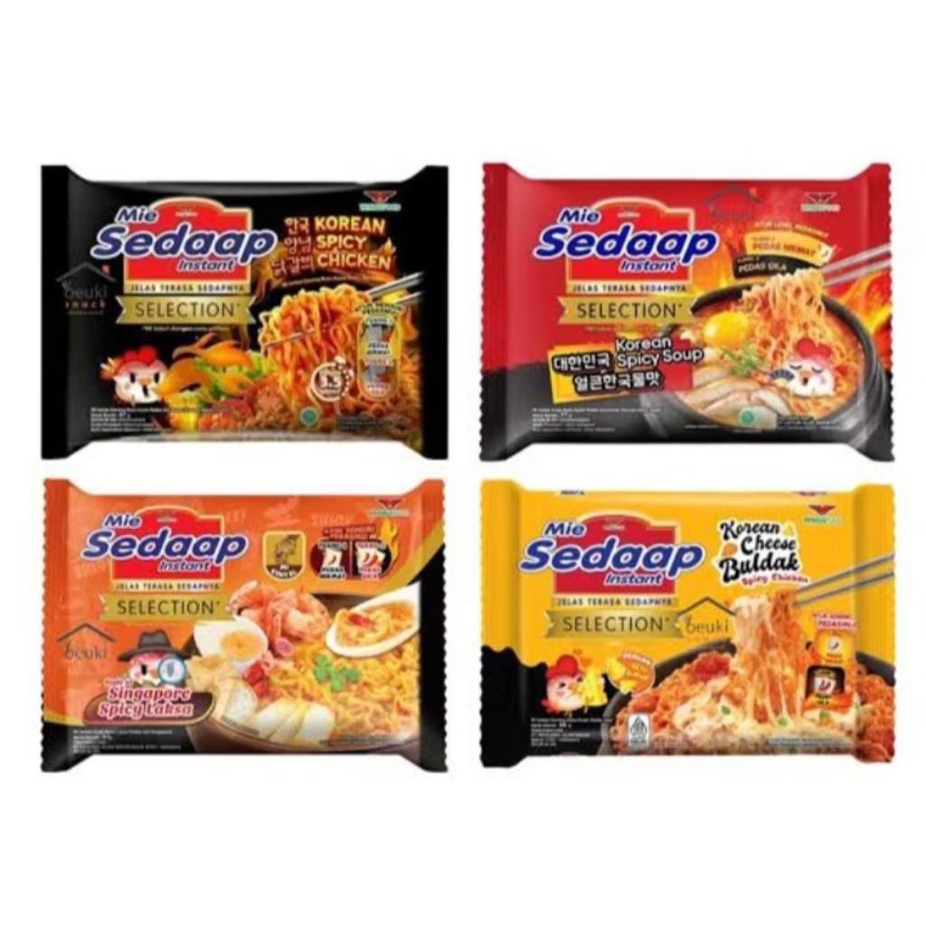 Jual mie sedap selection berbagai varian/korean spicy chicken/korean ...
