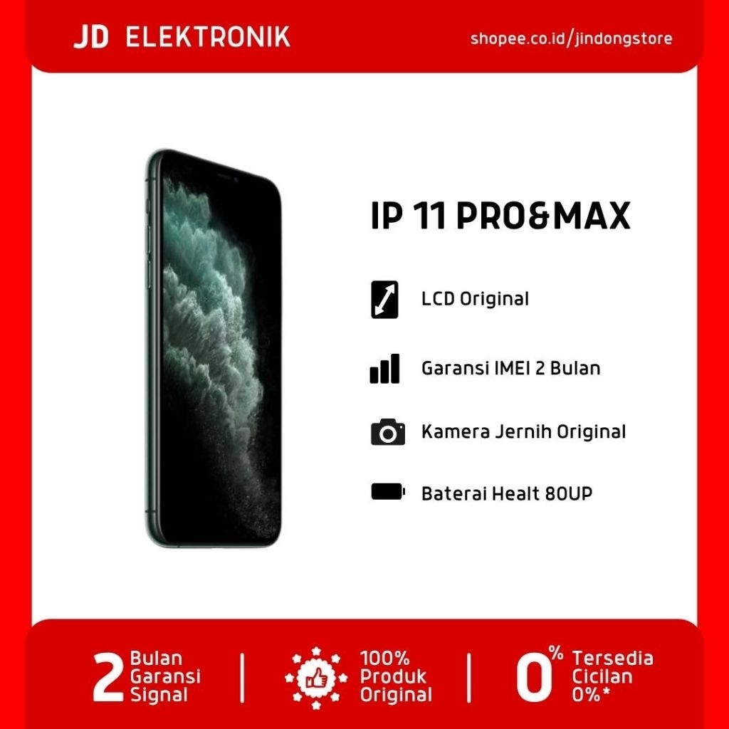 Jual IP 11 PRO & PRO MAX 64GB/256GB SECOND INTER ORIGINAL | Shopee ...