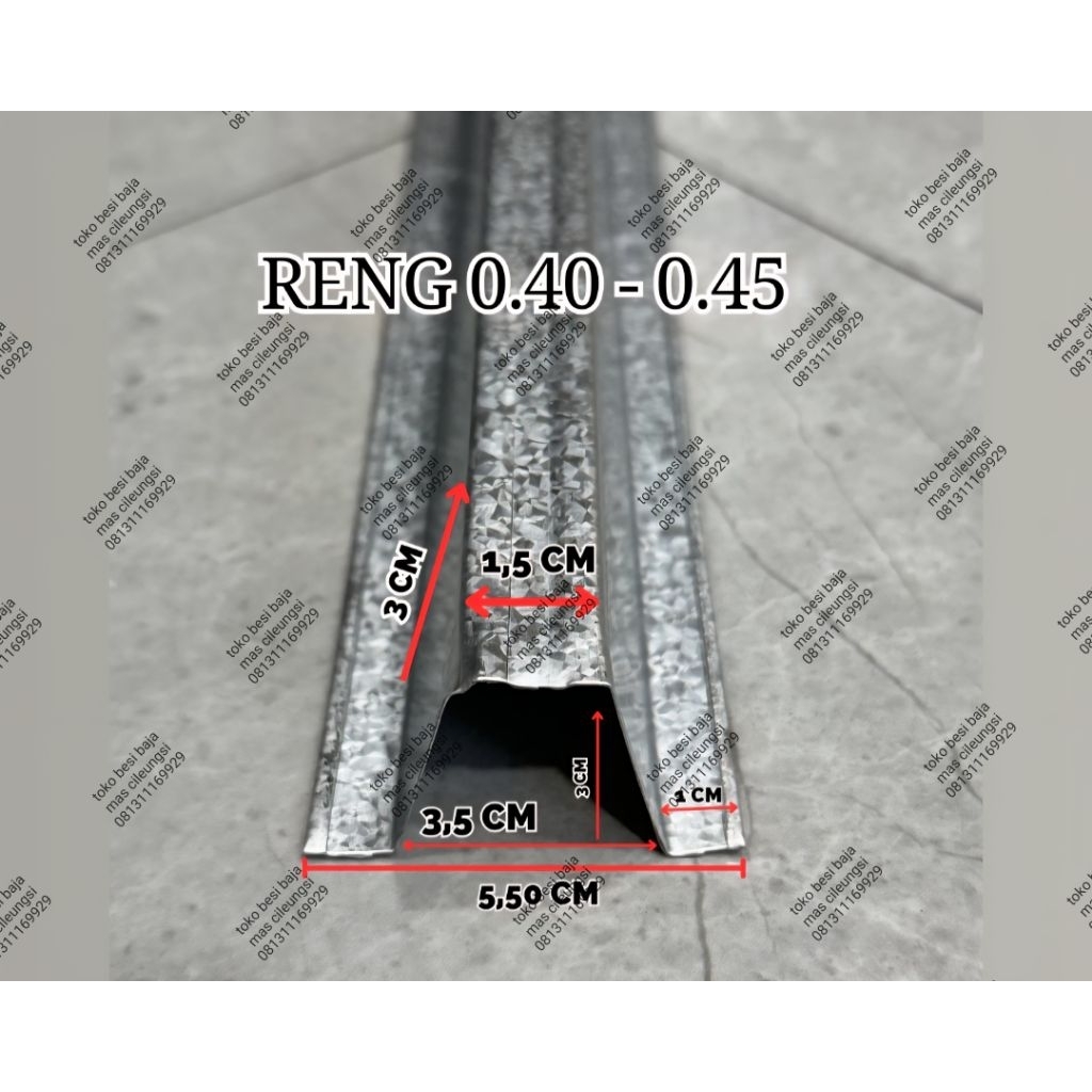 Jual Reng baja ringan tebal 0,45 mm prima inti truss | Shopee Indonesia