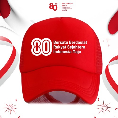 Jual TOPI HUT RI 80 TOPI AGUSTUS TOPI HUT INDONESIA AGUSTUS TOPI DEWASA ...