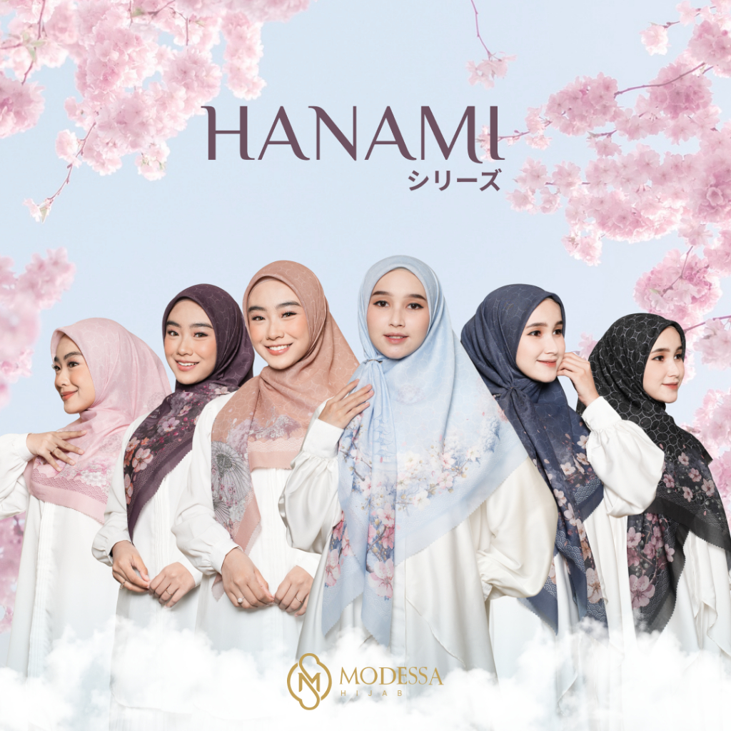 Jual Modessa Hijab - Hanami Series - Hijab Voal Motif Jepang Premium ...
