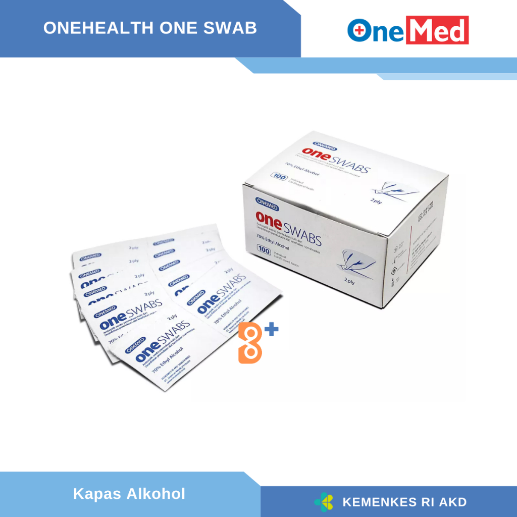 Jual Alcohol Swab One Swabs Alkohol Swab Kapas Alkohol | Shopee Indonesia