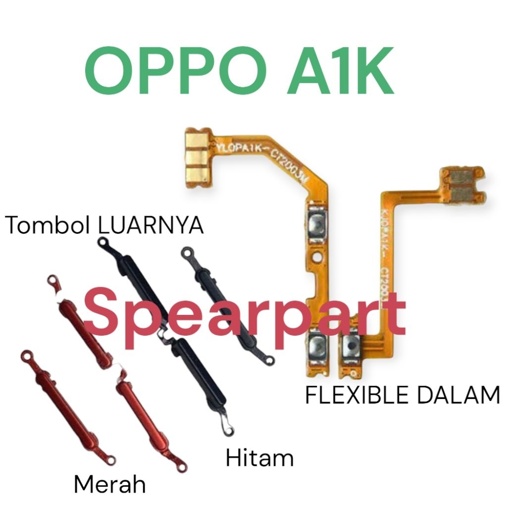 Jual TOMBOL + FLEXIBLE ON-OFF VOLUME OPPO A1K | Shopee Indonesia