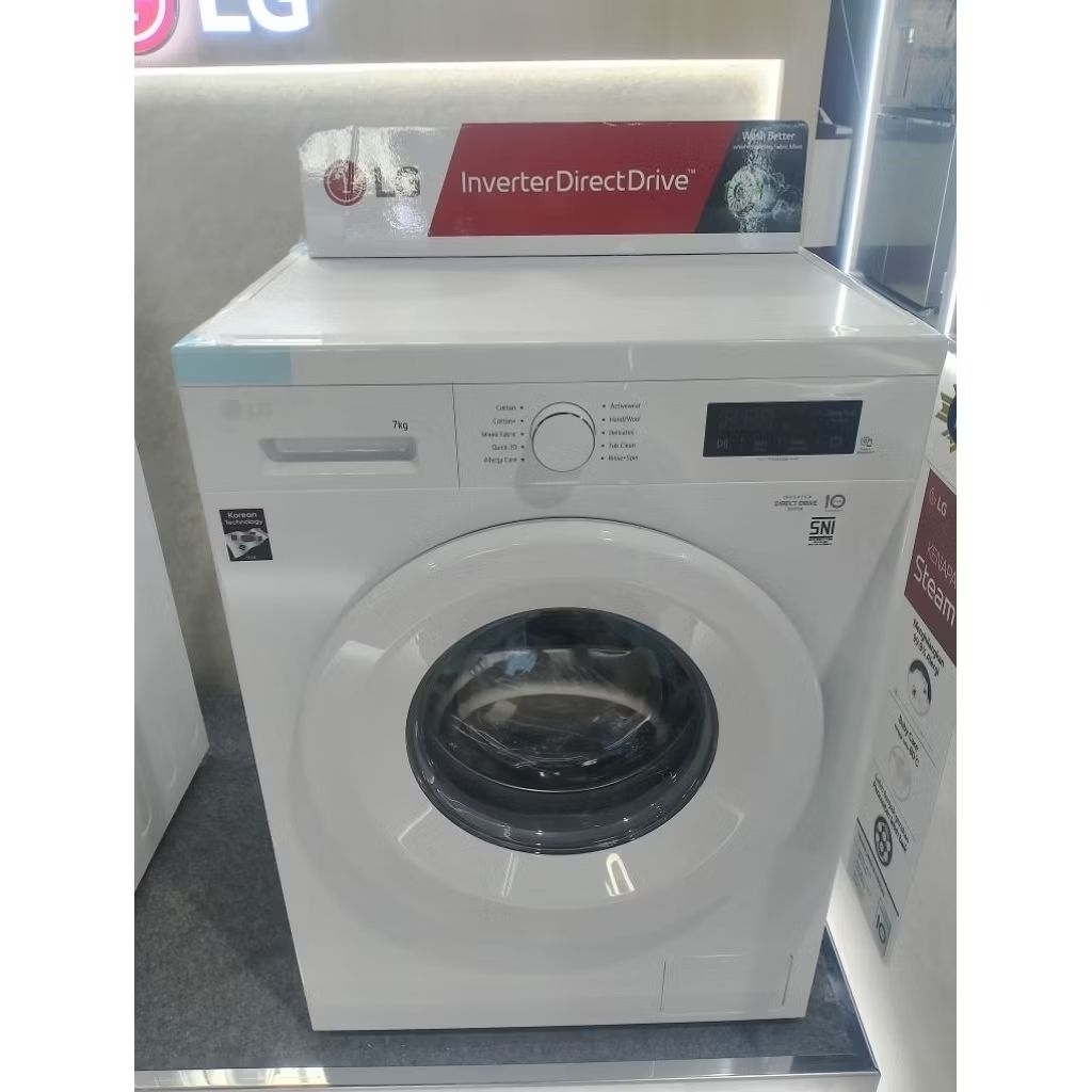 Jual LG 7 Kg Mesin Cuci Front Loading Inverter Direct Drive Motor ...