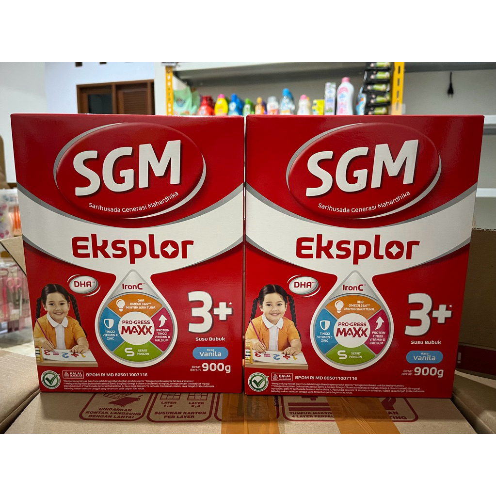 Jual PROMO! SGM Eksplor 3+ 900gr Susu Pertumbuhan Rasa Vanilla | Shopee Indonesia