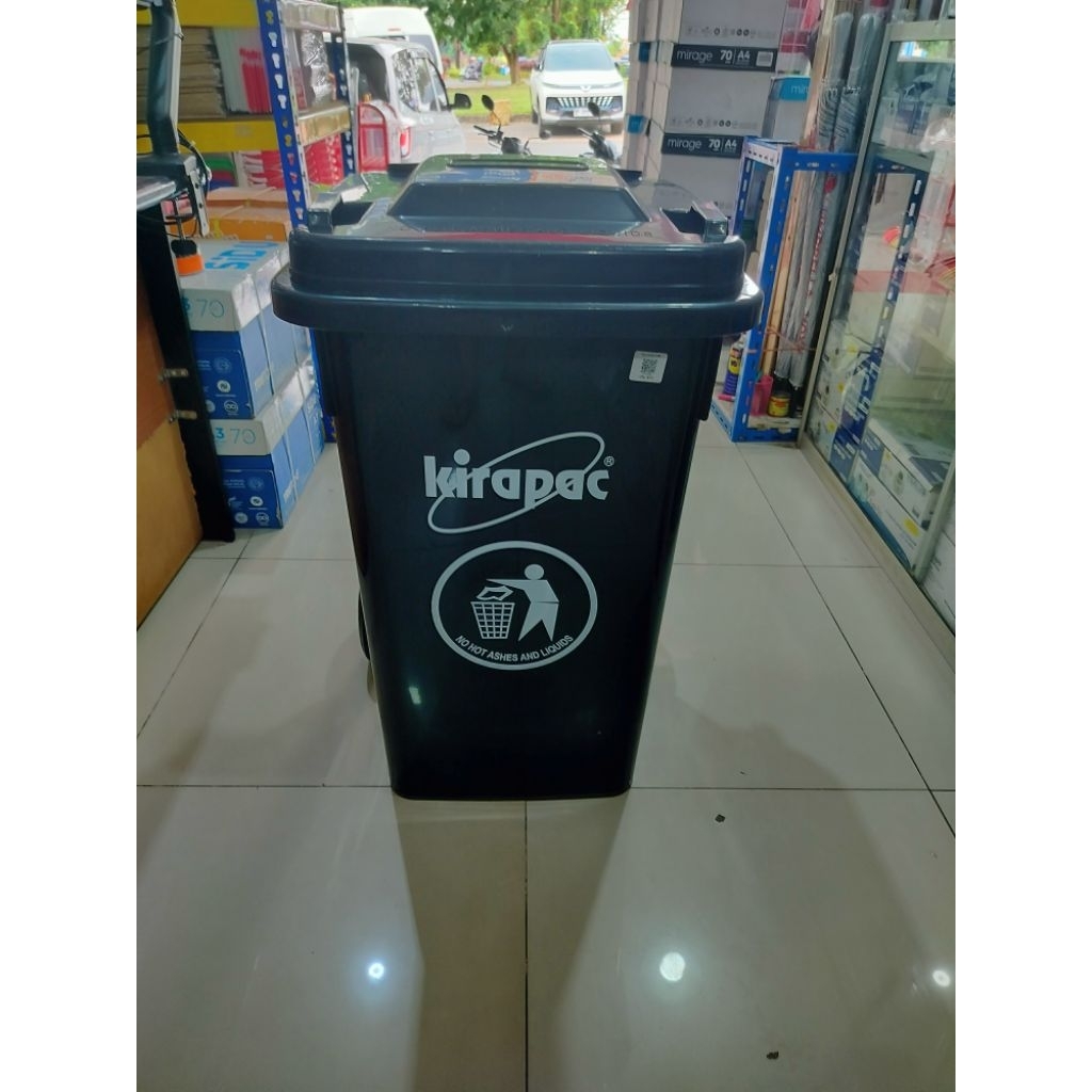 Jual Tong Sampah Kirapac 100 Liter Roda Hitam | Shopee Indonesia