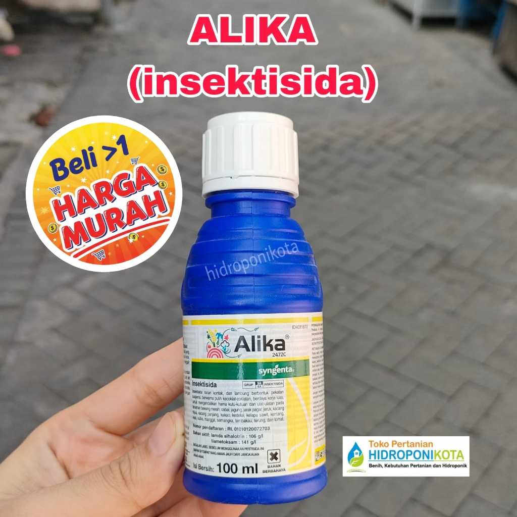 Jual Insektisida ALIKA isi 100 ml 100% ORI - Pestisida / Obat hama Ulat ...