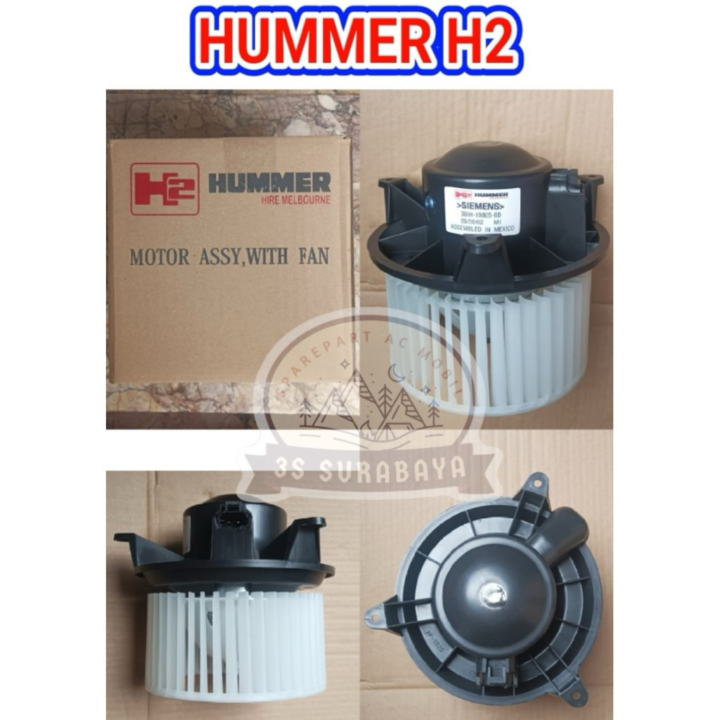 Jual Motor Blower H2 Hummer Ac mobil Bagian Depan (Baru/New) | Shopee ...