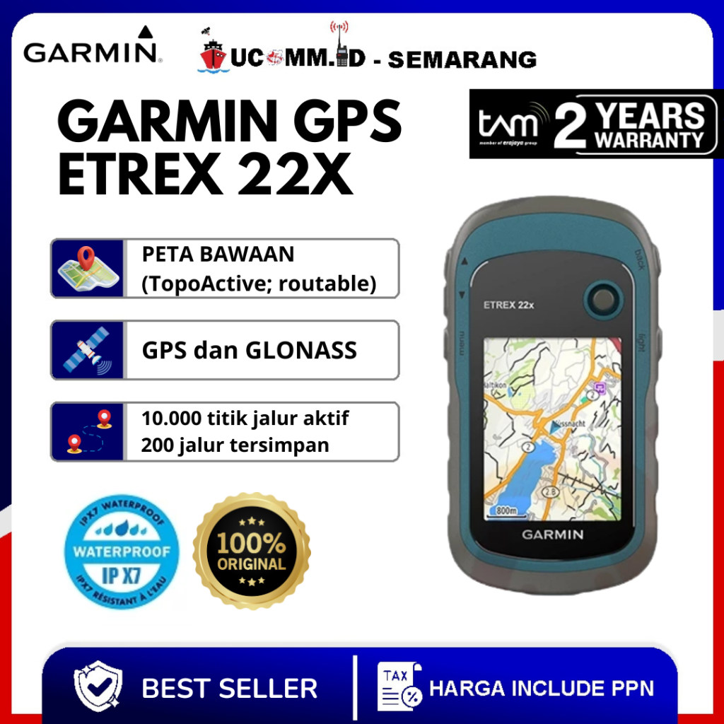 Jual GARMIN Etrex 22x Etrex 22 GPS Handheld Rugged Garmin etrex 22x ...