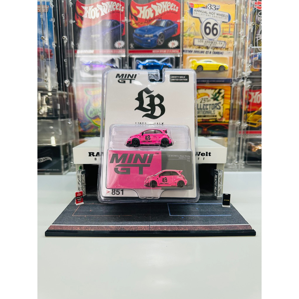 Jual Mini GT No 851 LB Works x Abas Works ABARTH 595 Pink LBWK Japan ...
