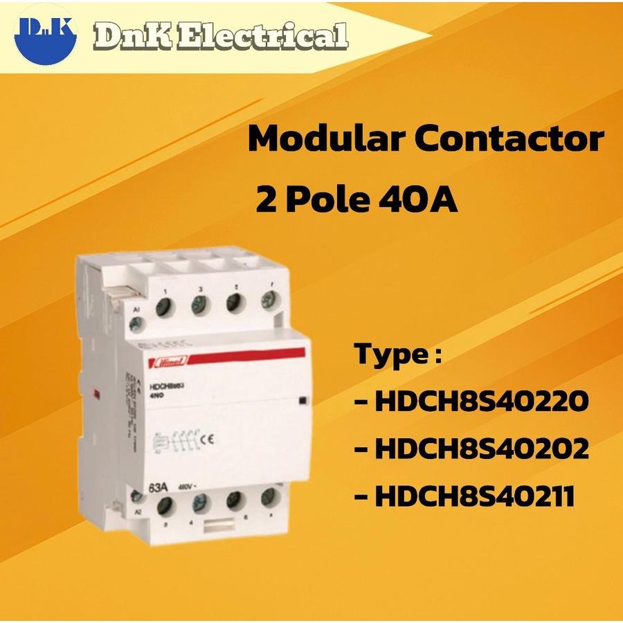 Jual Modular Contactor Himel 2 Pole 40A | Shopee Indonesia