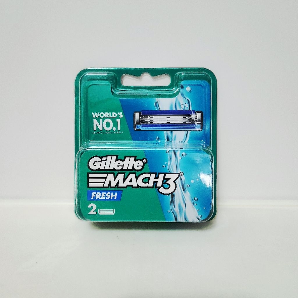Jual GILLETTE Mach 3 FRESH Cartridge Refill Pisau Cukur Isi 2 | Shopee ...