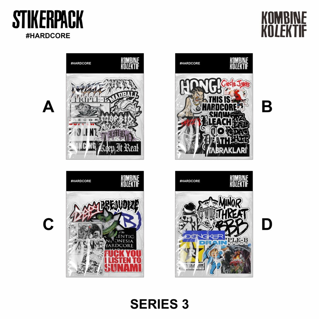 Jual Stikerpack Band Hardcore Series 3 | Shopee Indonesia