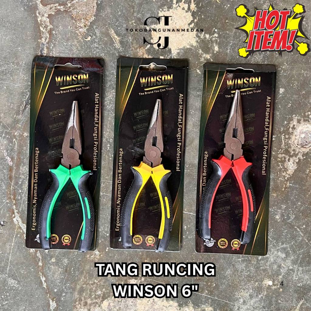 Jual Tang Runcing Buaya Lancip 6 inch - Long Nose Plier | Shopee Indonesia