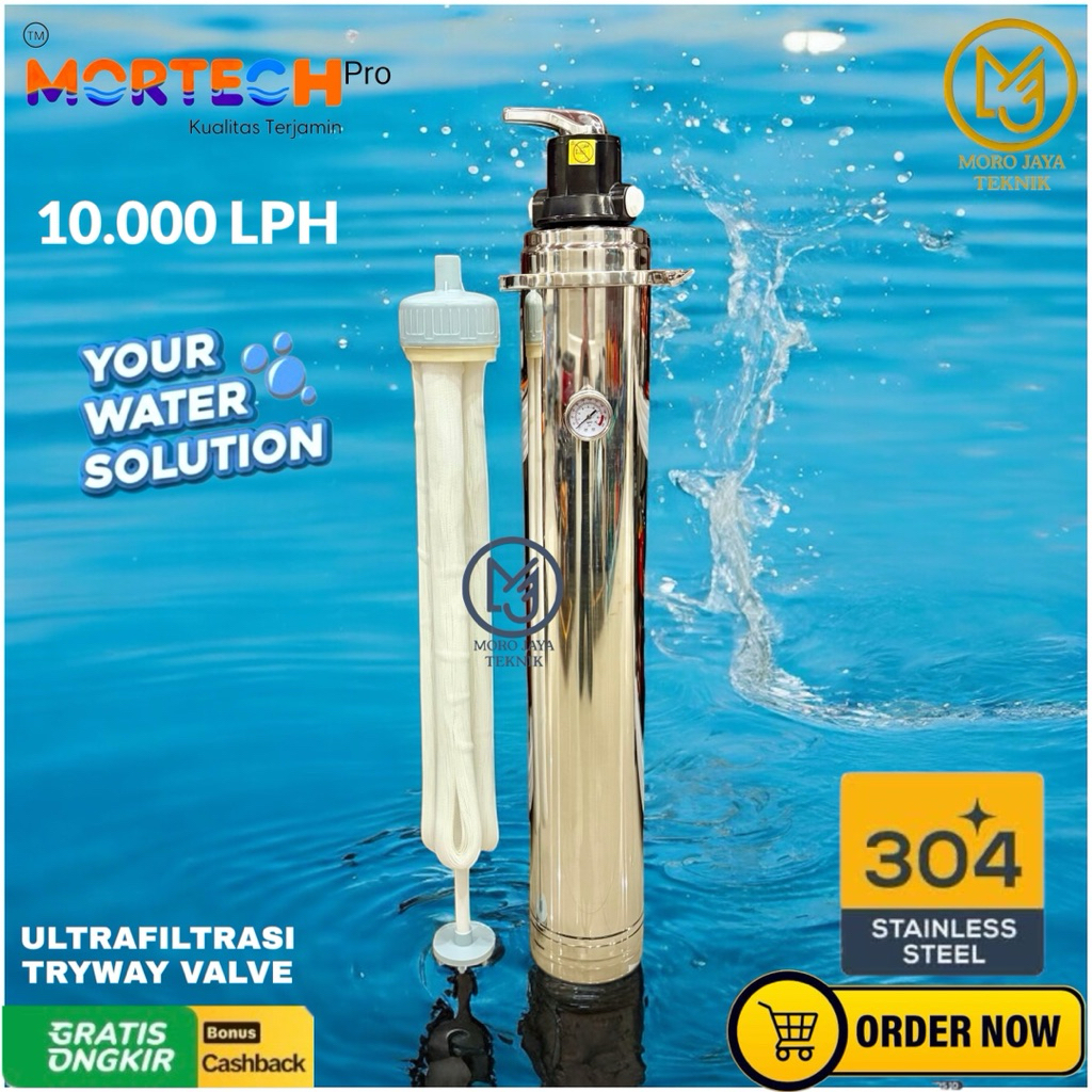 Jual Ultrafiltrasi PVDF 10.000 LPH with TRIWAY VALVE PVDF UF ...