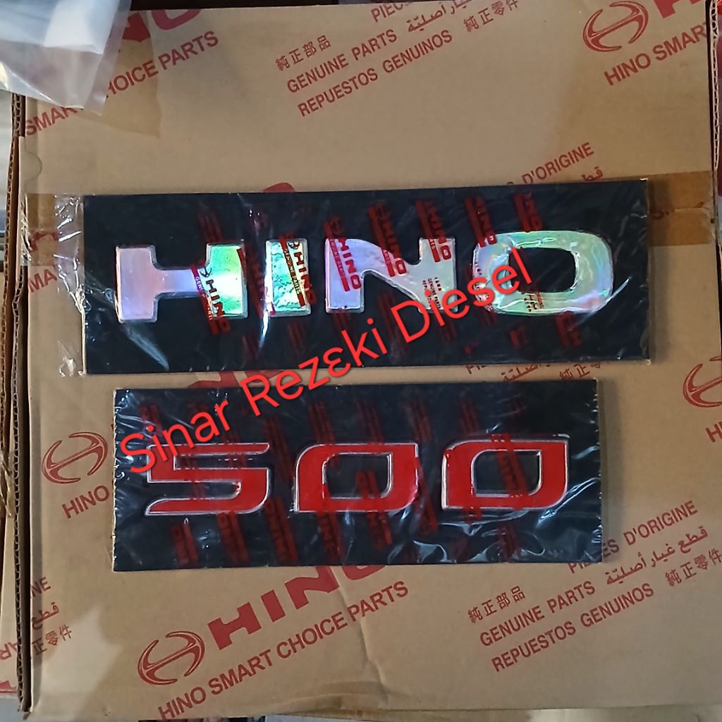 Jual EMBLEM HINO 500 ASLI | Shopee Indonesia