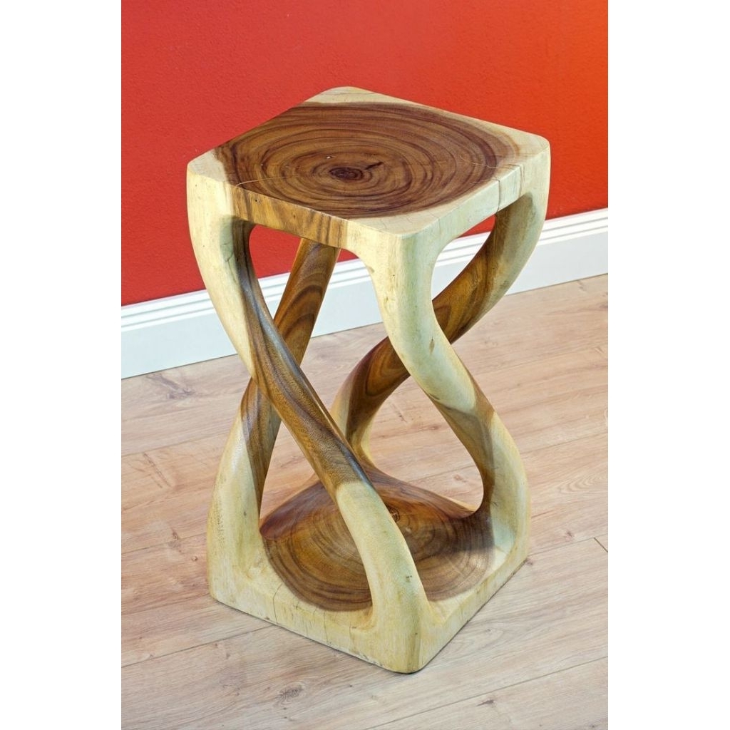 Jual stool jari-jari / stool suar wood / stool kayu / kursi estetik ...