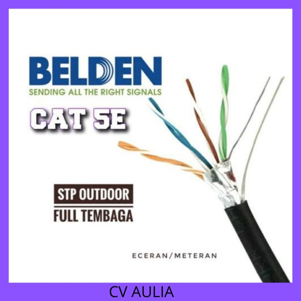 Jual Kabel Belden STP Cat 5e Kabel CAT5E Outdoor 50105F ORIGINAL ...