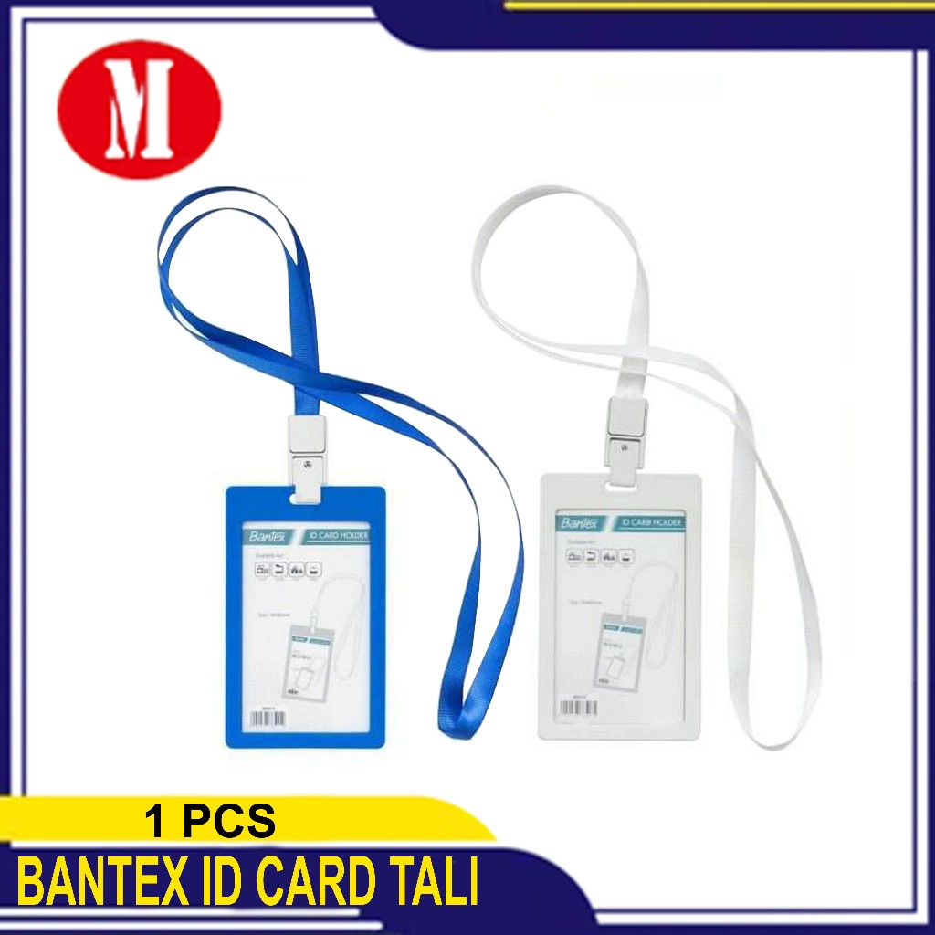 Jual Id Card Holder Potrait Bantex Tali 8865 / Name tag tali bantex ...