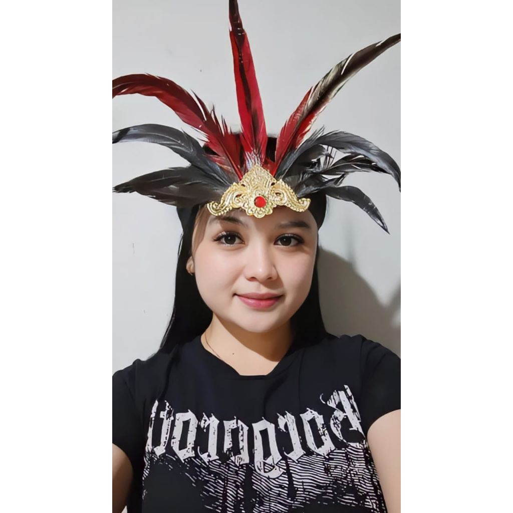 Jual MAHKOTA BULU DAYAK HIASAN KEPALA MASAKINI ANAK-ANAK DAN DEWASA ...