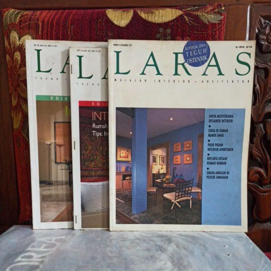 Jual Majalah Original LARAS MAJALAH INTERIOR - ARSITEKTUR Bekas Boleh ...