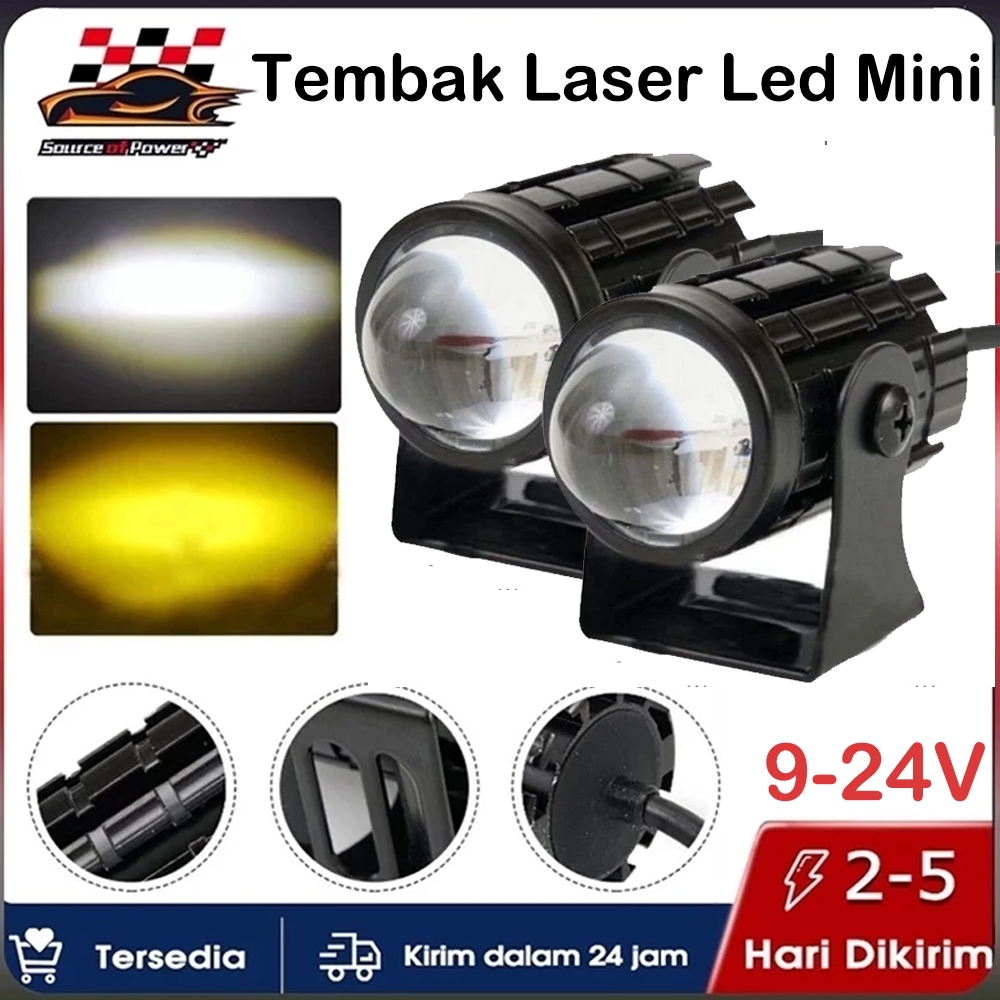 Jual LAMPU TEMBAK lampu d2 laser lampu sorot motor Mini d2 laser lampu ...