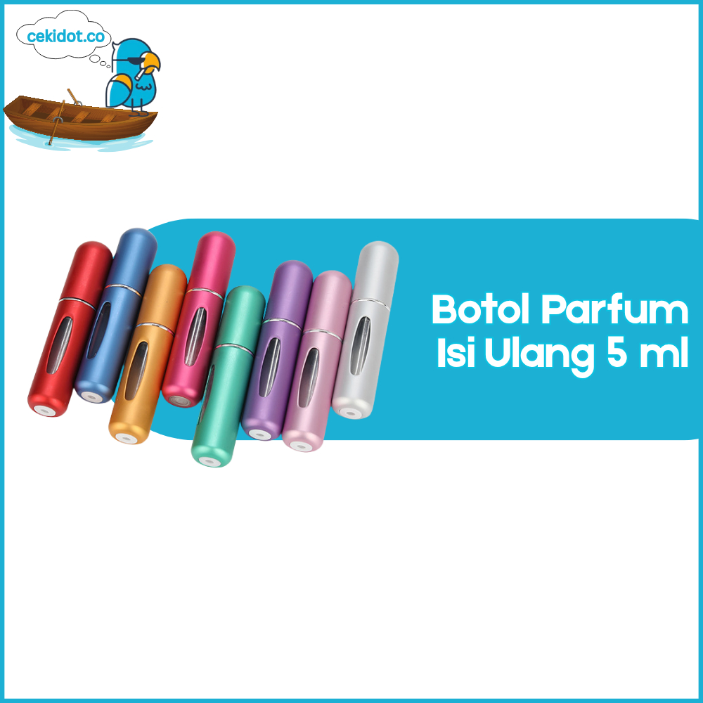 Jual Cekidot Botol parfum mini 5ml botol isi ulang parfum mini botol ...
