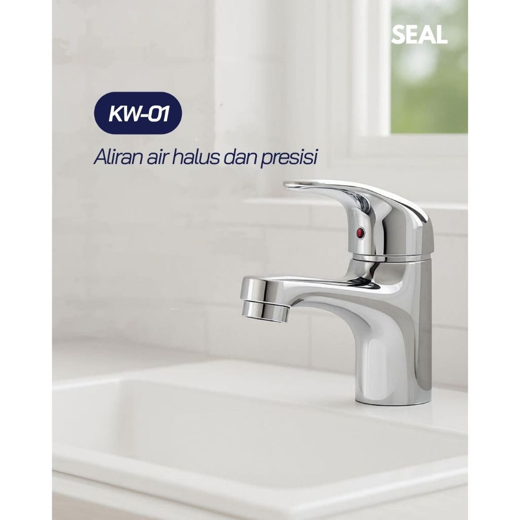 Jual SEAL KW01 Kran Wastafel Cuci Tangan Kamar Mandi Original | Shopee Indonesia