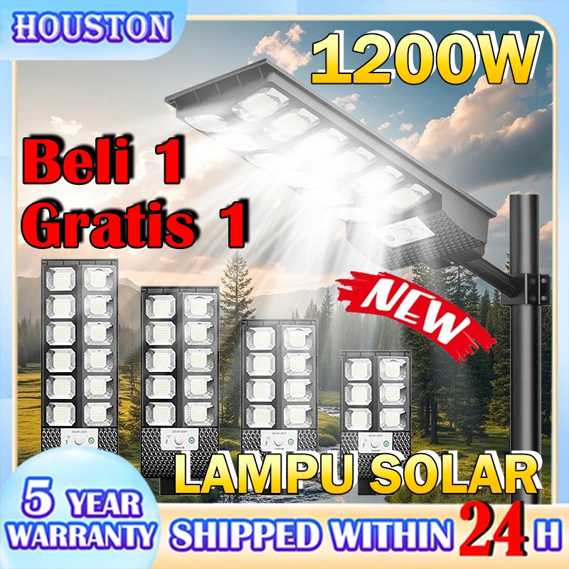 Jual [Beli 1 Gratis 1]LAMPU TENAGA SURYA OUTDOOR 1200W SOLAR CELL SOLAR ...