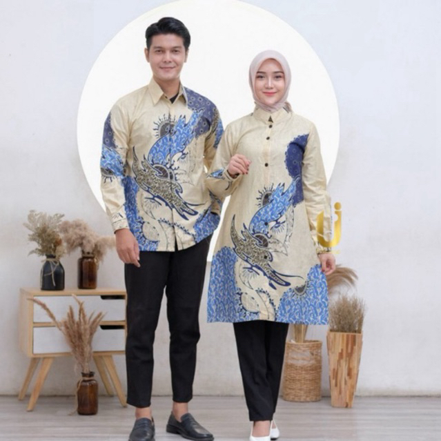 Jual Undurjoyo - Tunik batik wanita kerja motif blarak series | Shopee ...