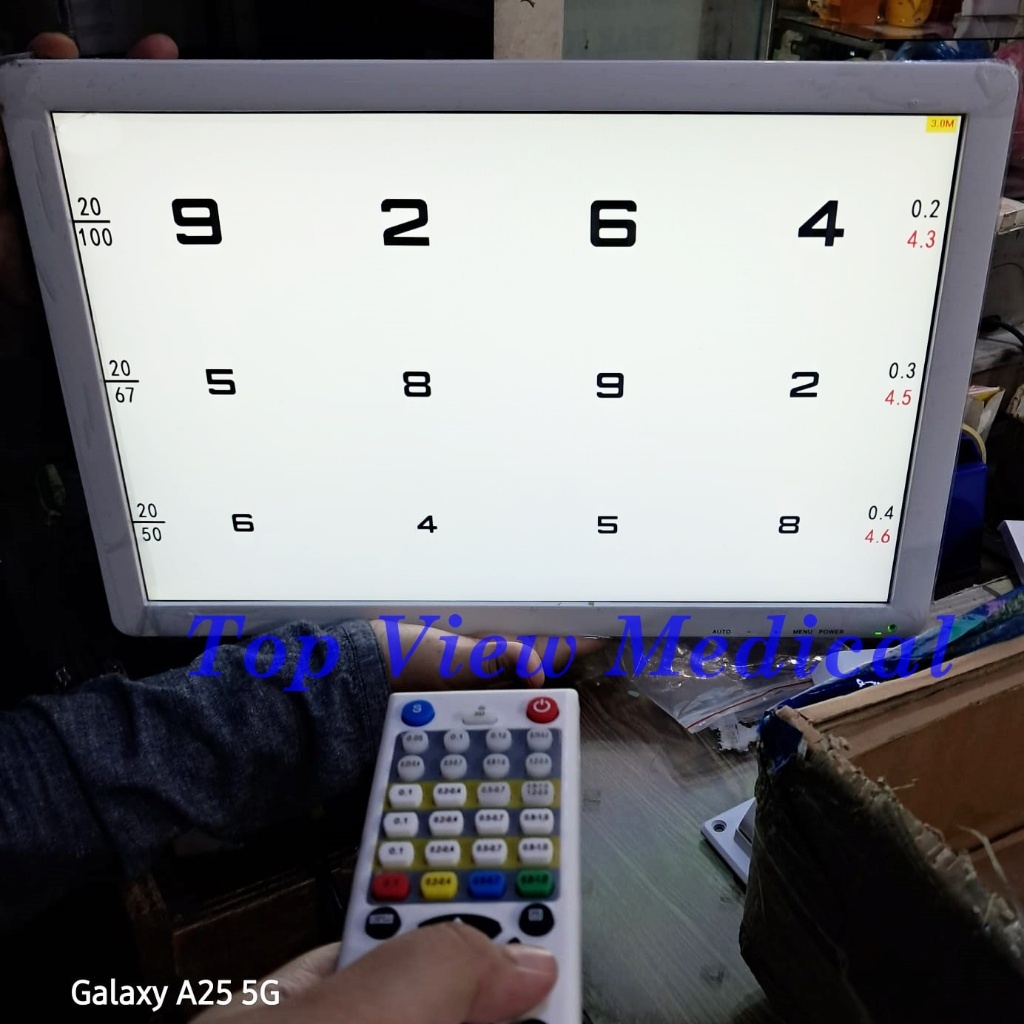 Jual Snellen Chart Lcd Tes Visus Mata Acuity Testing Led Monitor 19 ...