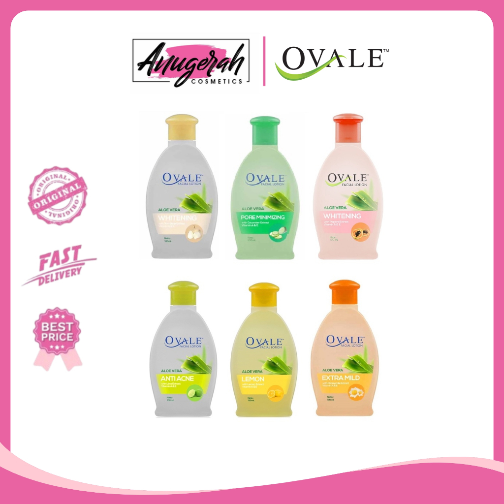 Jual Ovale Facial Lotion 100 mL | Shopee Indonesia