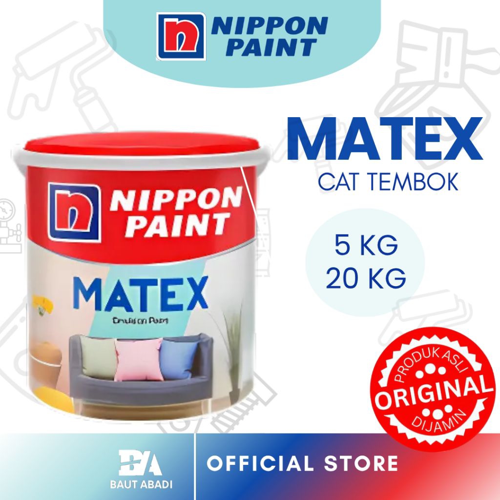 Jual Cat Tembok Matex Nippon Paint 5 kg - 9&10 | Shopee Indonesia