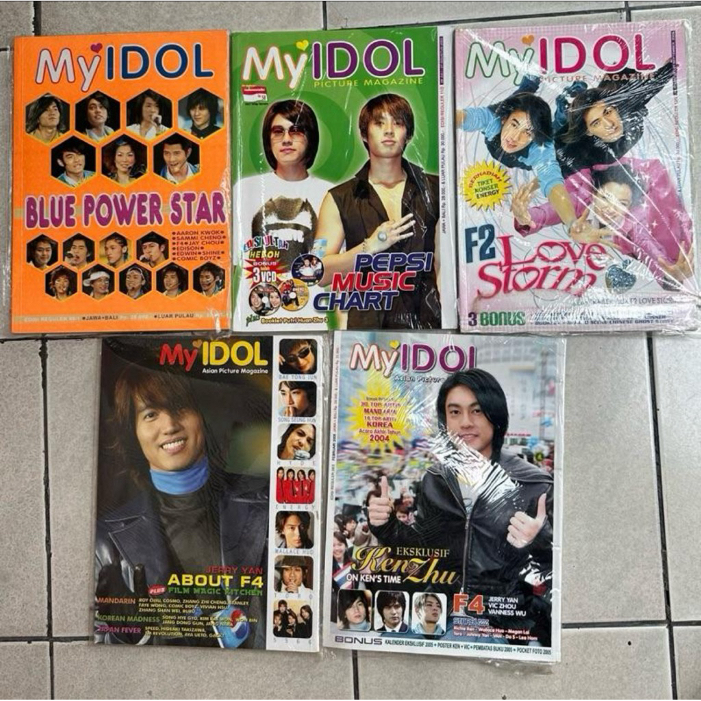 Jual Majalah Myidol Asia Korea Taiwan my idol F4 Mandarin Korea Asian ...