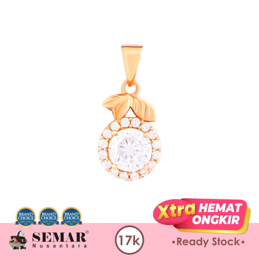 Jual Liontin Emas Garden Rose Solitaire Illuminae Collection Gold 17K ...