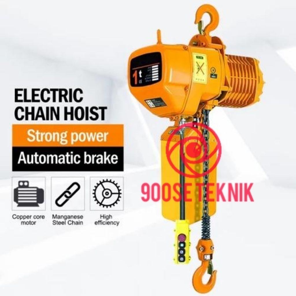 Jual Electric Chain Hoist 1 / 3 phase | ChainHoist Katrol Rantai ...