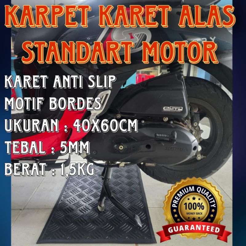 Jual karpet Alas standar tengah standar 2 motor motif bordes list ...