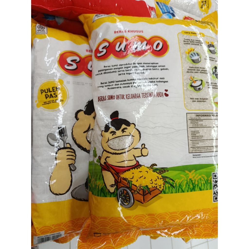 Jual Sumo Beras Premium kemasan Kuning 5 KG | Shopee Indonesia