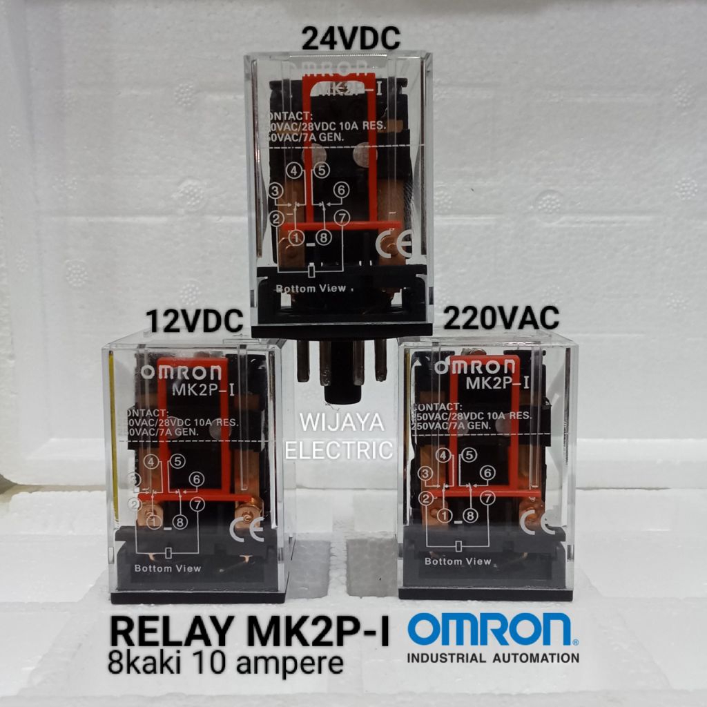 Jual Relay Omron mk2 mk2p mk2p-i 24vdc 8pin 10a original omron | Shopee Indonesia