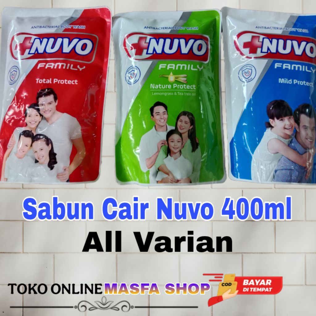 Jual Sabun Nuvo Cair 400ml | Shopee Indonesia