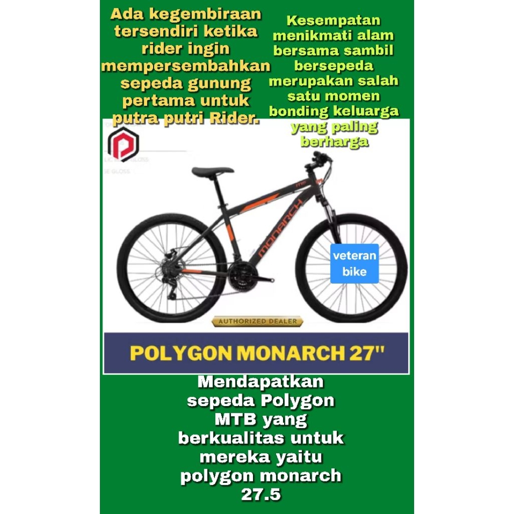 Jual polygon mtb monarch 27.5 New | Shopee Indonesia