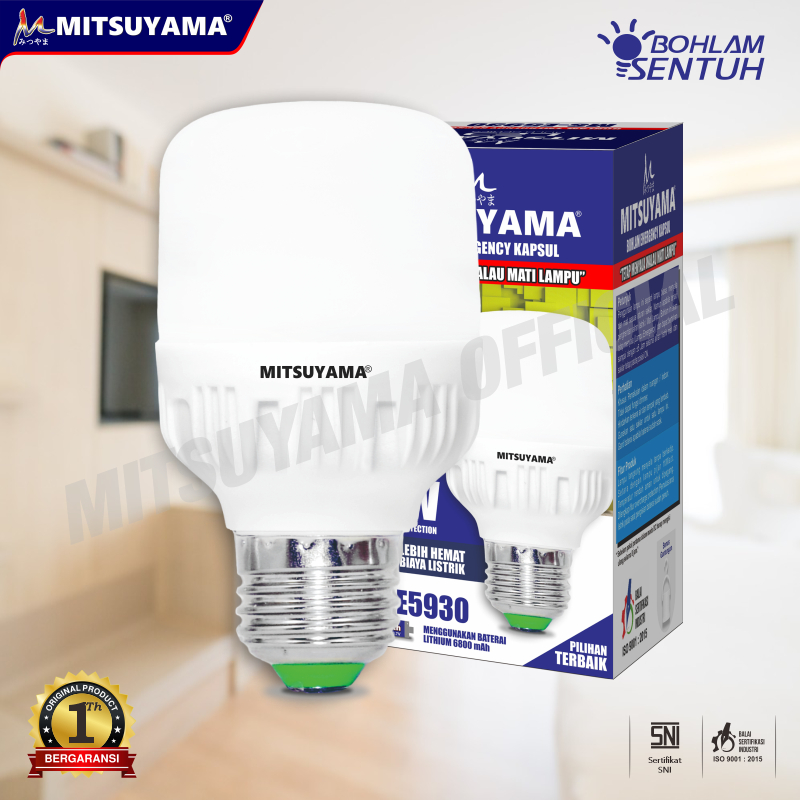 Jual Lampu Bohlam LED Emergency 30 watt MS-E5930 Emergency E27 Otomatis ...