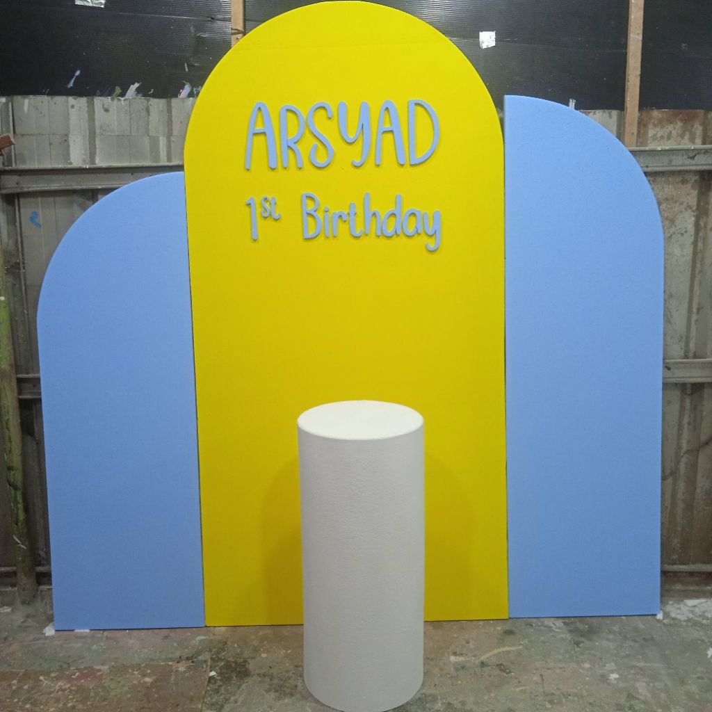 Jual Backdrop/Styrofoam/pesta/anak/ulang tahun/wedding/lamaran/custom ...