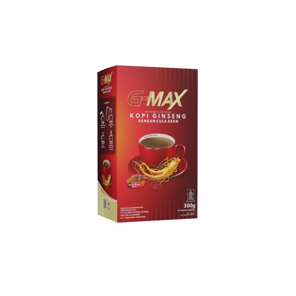 Jual KOPI G-MAX GINSENG DENGAN GULA AREN HALAL ORIGINAL BPOM | 1 BOX ...