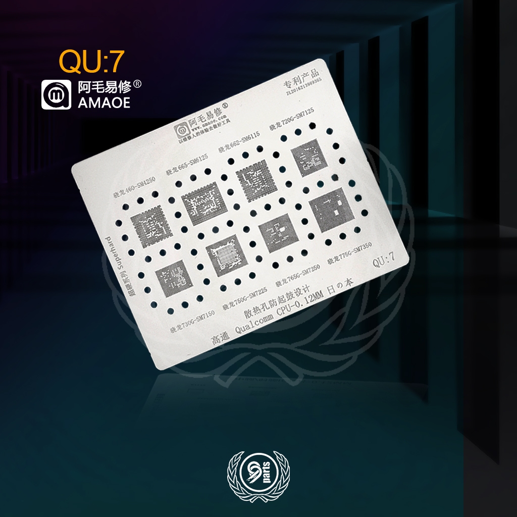 Jual Plat Amaoe Cetakan Sm7250 Sm7225 QU7 Original BGA IC / Cetakan Ic QU 7 Amaoe | Shopee Indonesia