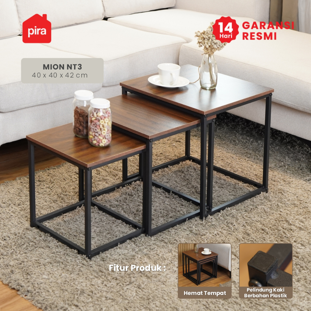 Jual PIRA - MION NT3 Meja Tamu / Meja Tamu 3 Tingkat / Meja Samping ...