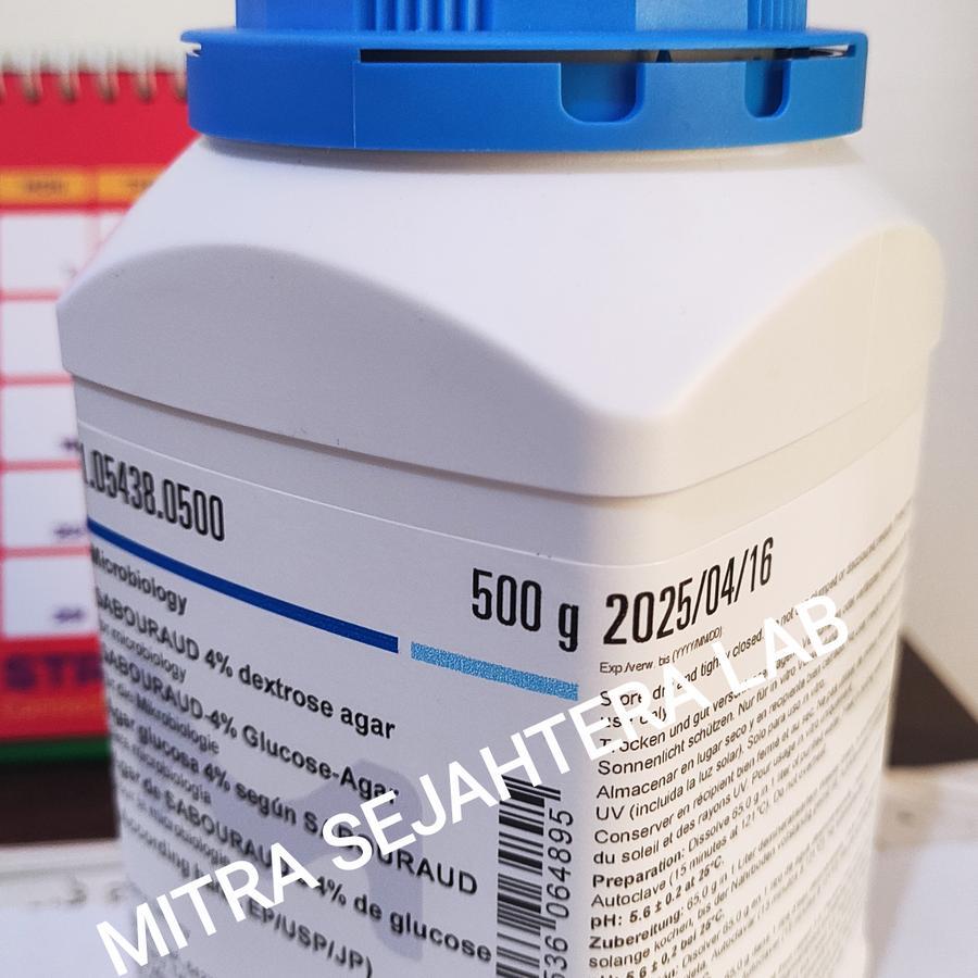 Jual SABOURAUD DEXTROSE AGAR MERCK 500gr 105438 1.05438.0500 SDA ...