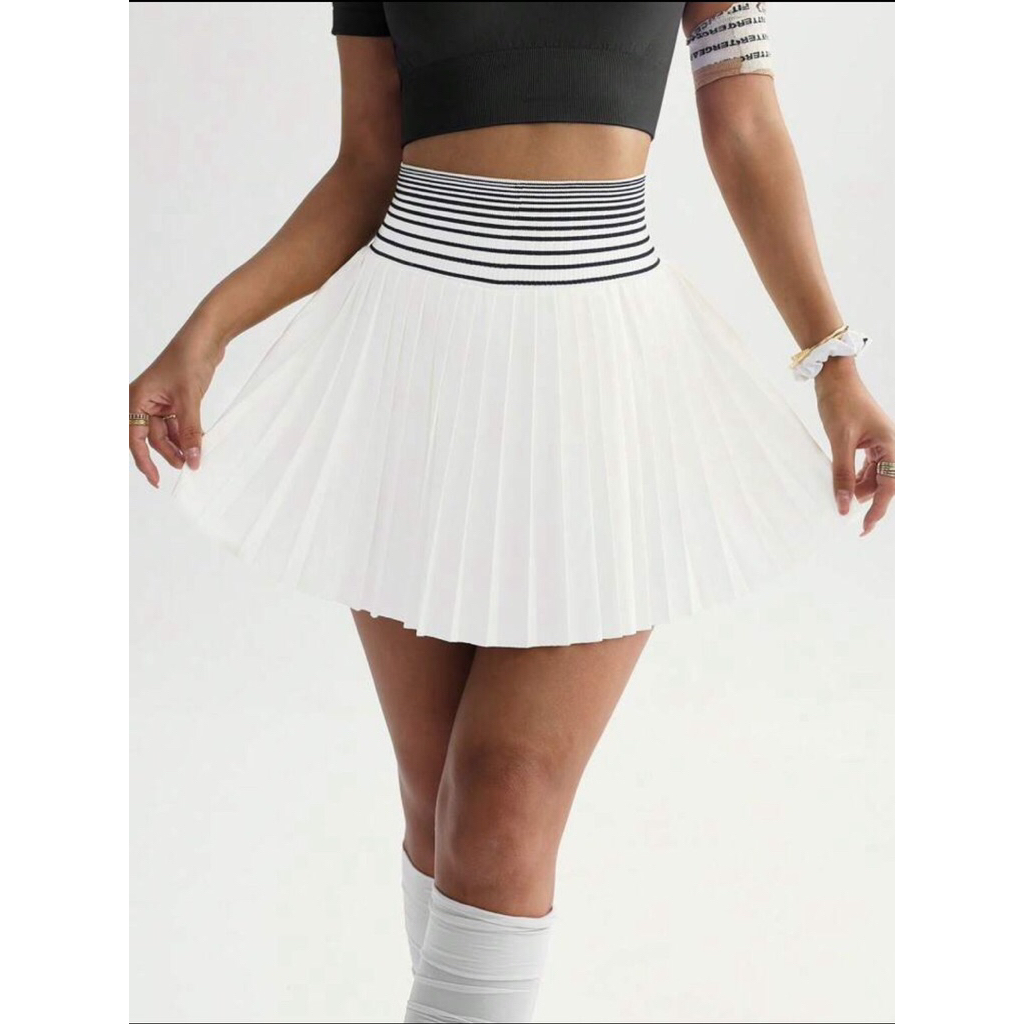 Jual skort tennis / rok padel olahraga putih | Shopee Indonesia