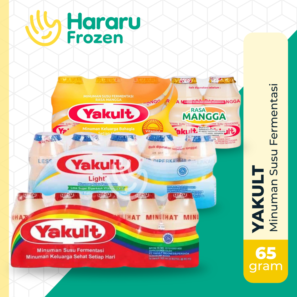 Jual YAKULT Minuman Susu Fermentasi Probiotik isi 5 botol 65ml | Shopee ...